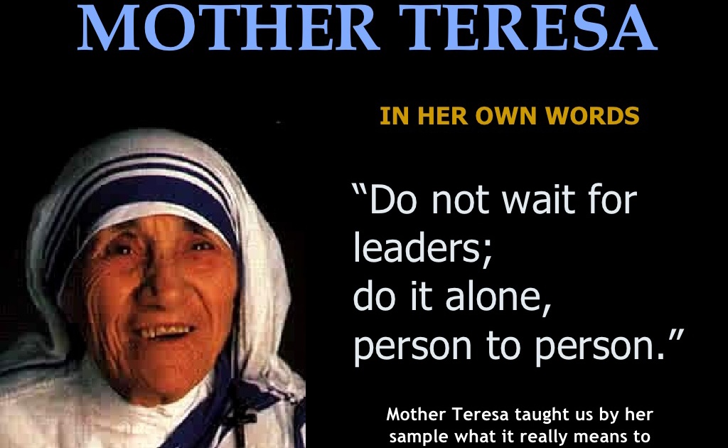 Mother Teresa, In Her Own Words | Norma L. Brumbaugh